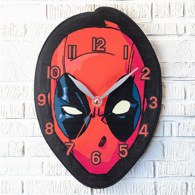 Deadpool Mask Wall Clock