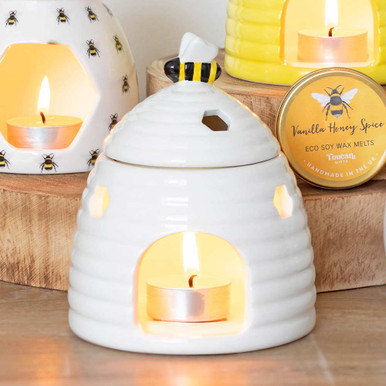 White Beehive Oil Burner