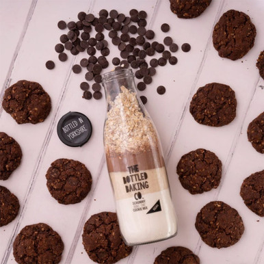 Double Chocolate Chip Cookie Mix Bottle Mix by The Bottle Baking Co.