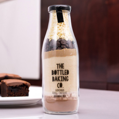 Double Chocolate Brownie Bottle Mix by The Bottle Baking Co.