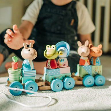 Peter Rabbit Puzzle Train Kids Toy | Menkind