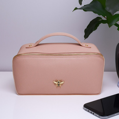 Alice Wheeler Pink Train Case