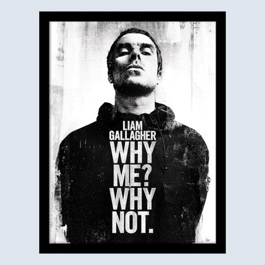 Liam Gallagher Why Me Why Not Collector Print