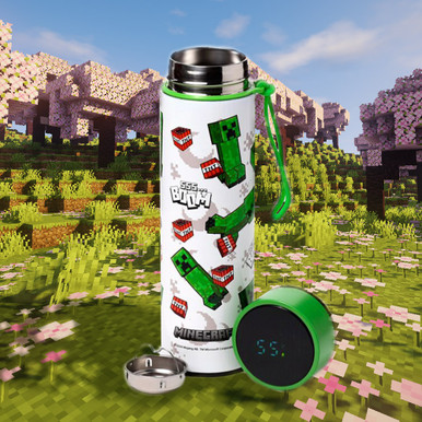 Minecraft Creeper TNT Thermometer Bottle | Menkind