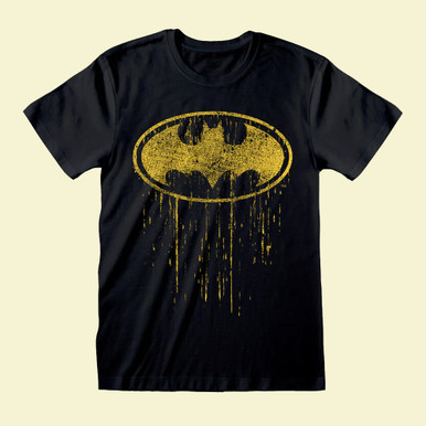 DC Batman Dripping Symbol T-Shirt | Menkind