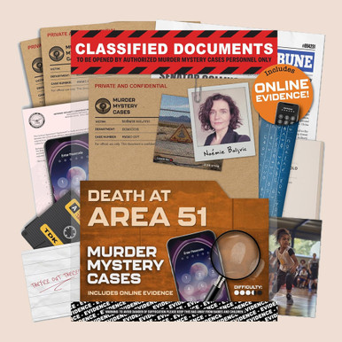 Murder Mystery Cases: Area 51 | Menkind