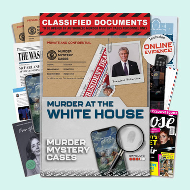 Murder Mystery Cases: Murder at the White House | Menkind