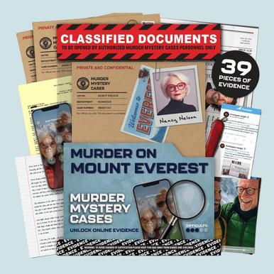 Murder Mystery Cases: Murder on Mount Everest | Menkind