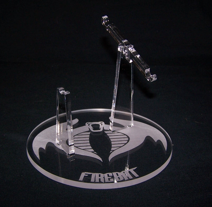 GI Joe,Cobra,Firebat,acrylic,display stand