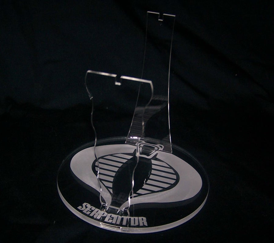 Classified 6" Serpentor Chariot stand