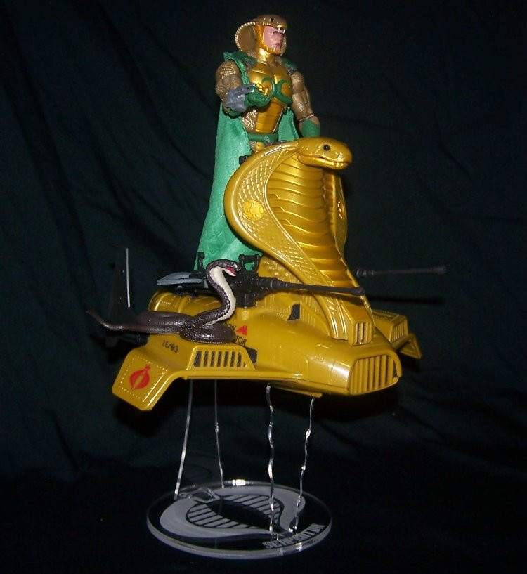 Classified 6" Serpentor Chariot stand