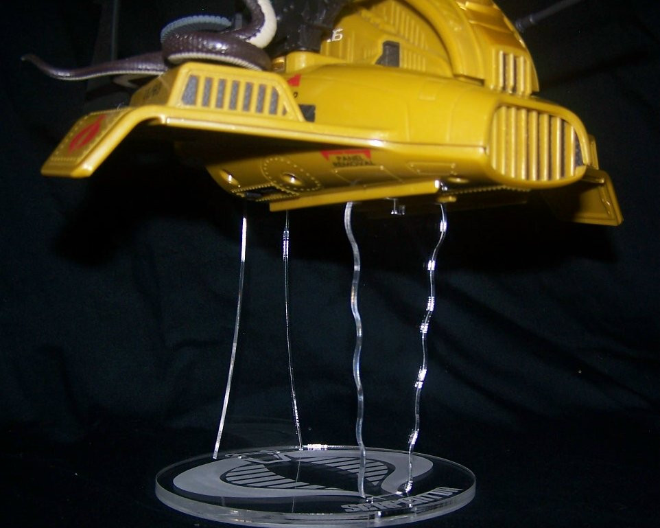 Classified 6" Serpentor Chariot stand