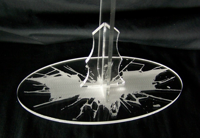 Batman Begins Cowl Mask stand - Display Stands Direct