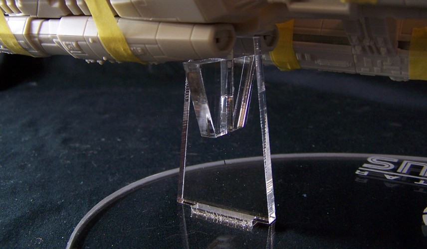 Battlestar Pegasus display stand - Display Stands Direct