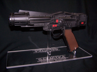 Battlestar Galactica,Colonial Blaster,display stand