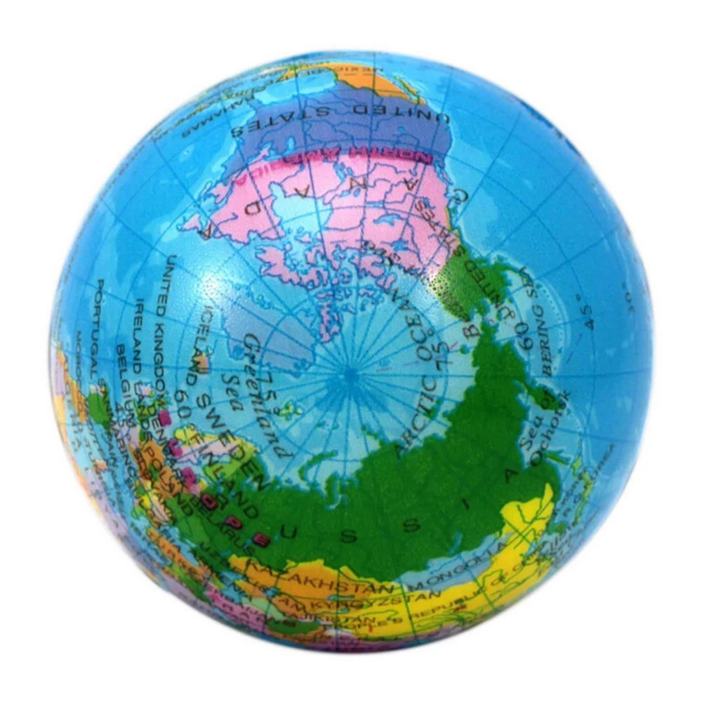 Globe Ball World Map - Western Varieties
