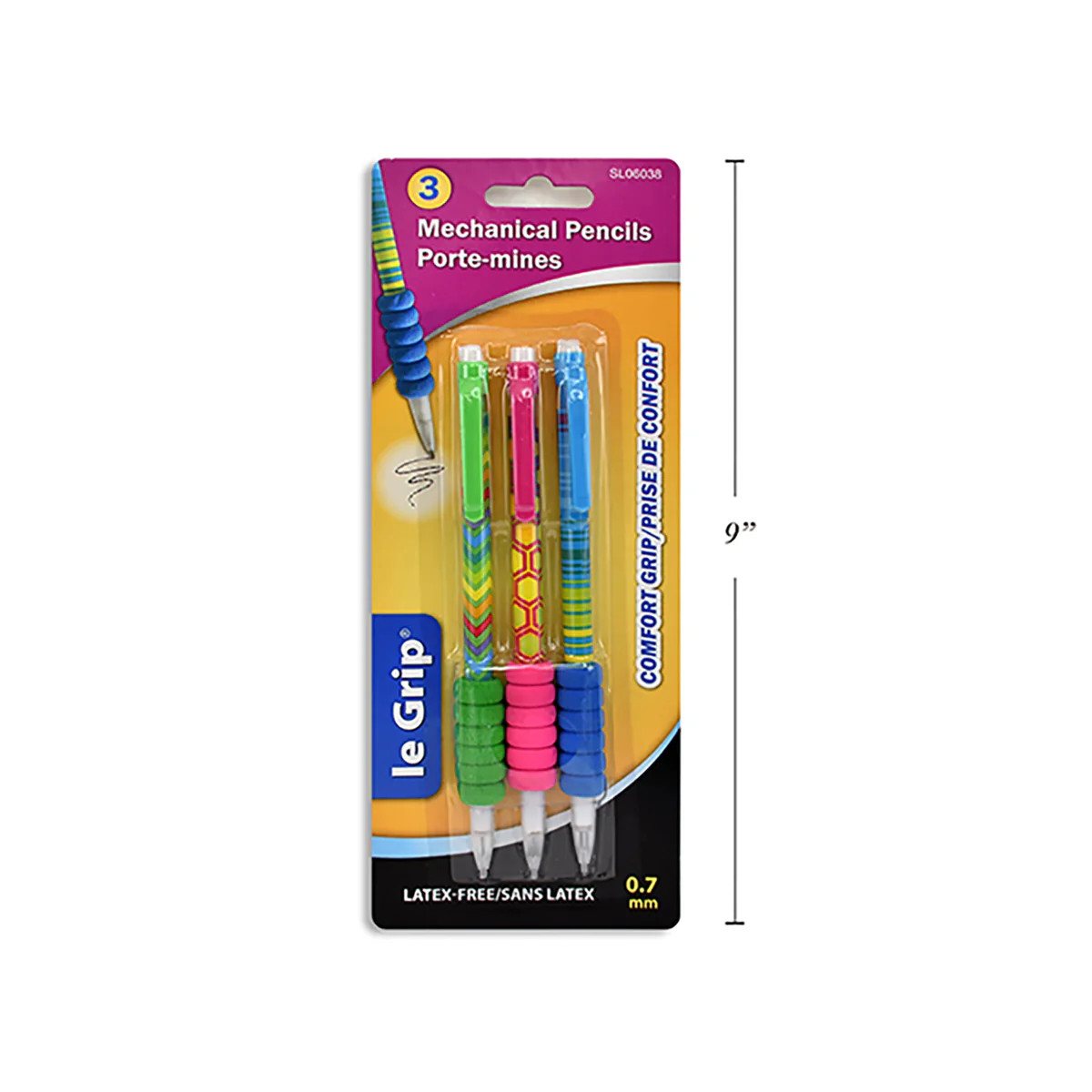 Le Grip Mechanical Pencils 3pk