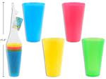 Tumblers 4pk 21oz 600ml Asst.colors Plastic Cups