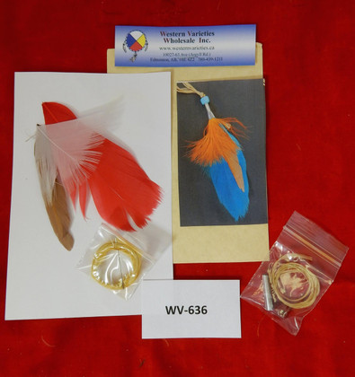 Spirit Feather 4" Mini Craft Kit - Western Varieties