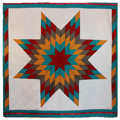 Artisan Star Blanket Indigenous Made Queen Size-Tradition - Western ...