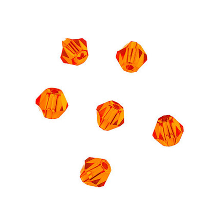 Crystal Lane Bicone Transparent Orange - Western Varieties