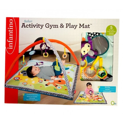 Infantino Safari Activity Gym & Play Mat