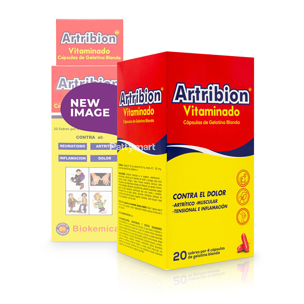Artribion Vitaminado - Display - 20 Sobres/80 Capsulas