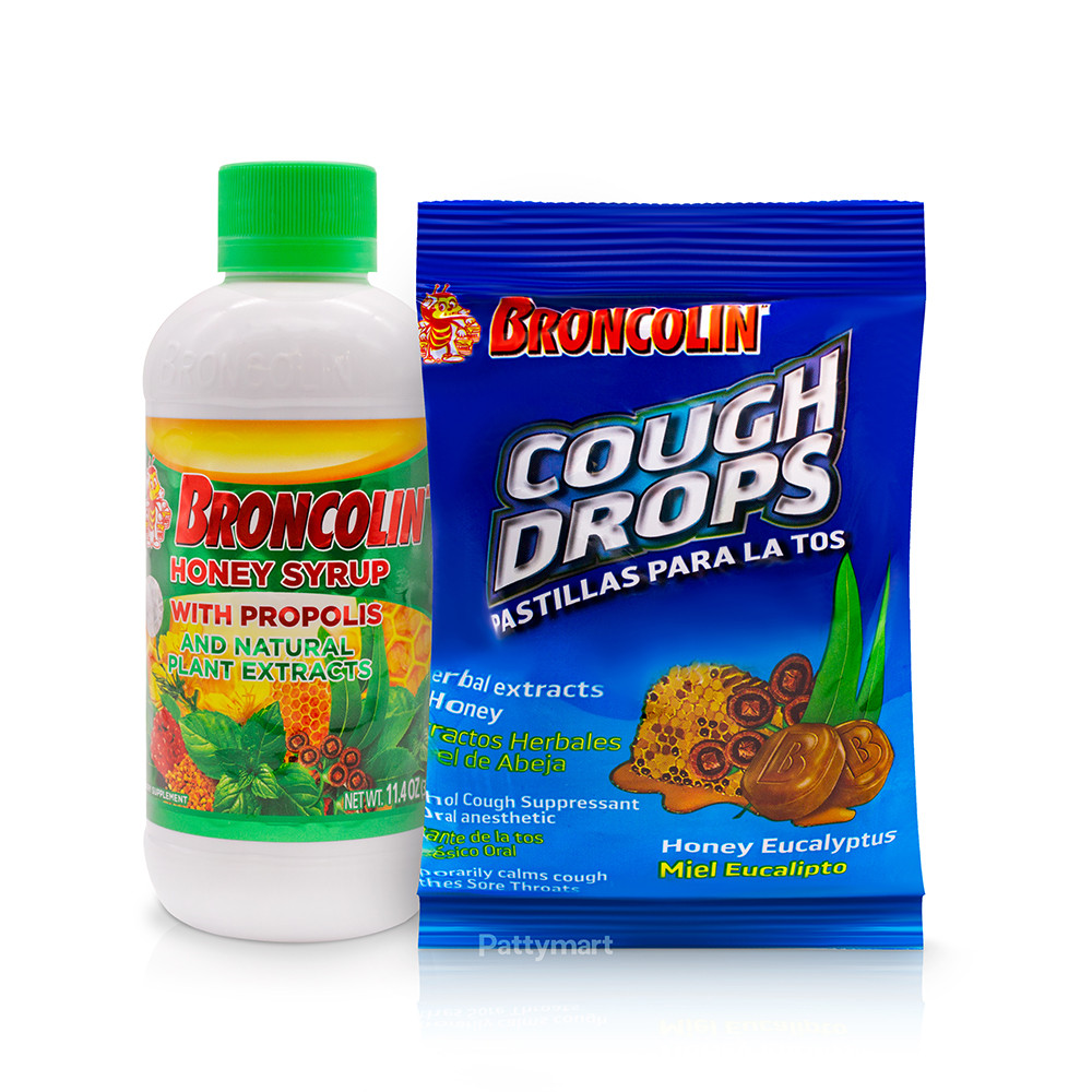 Set Broncolin Honey Syrup with Propolis + Broncolin Bag Miel y Eucalipto