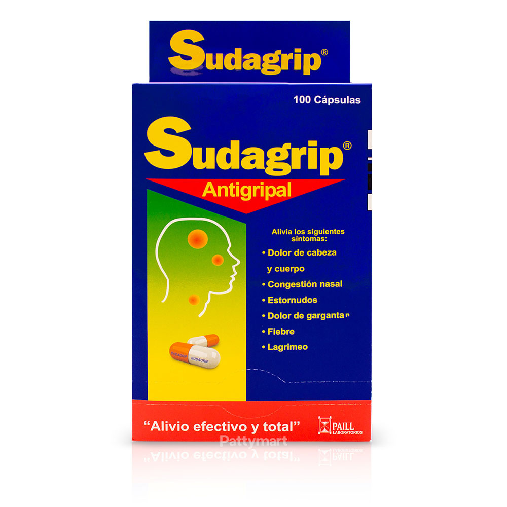 Sudagrip- Antiflu x 100 Caps / Antigripal x 100 Caps