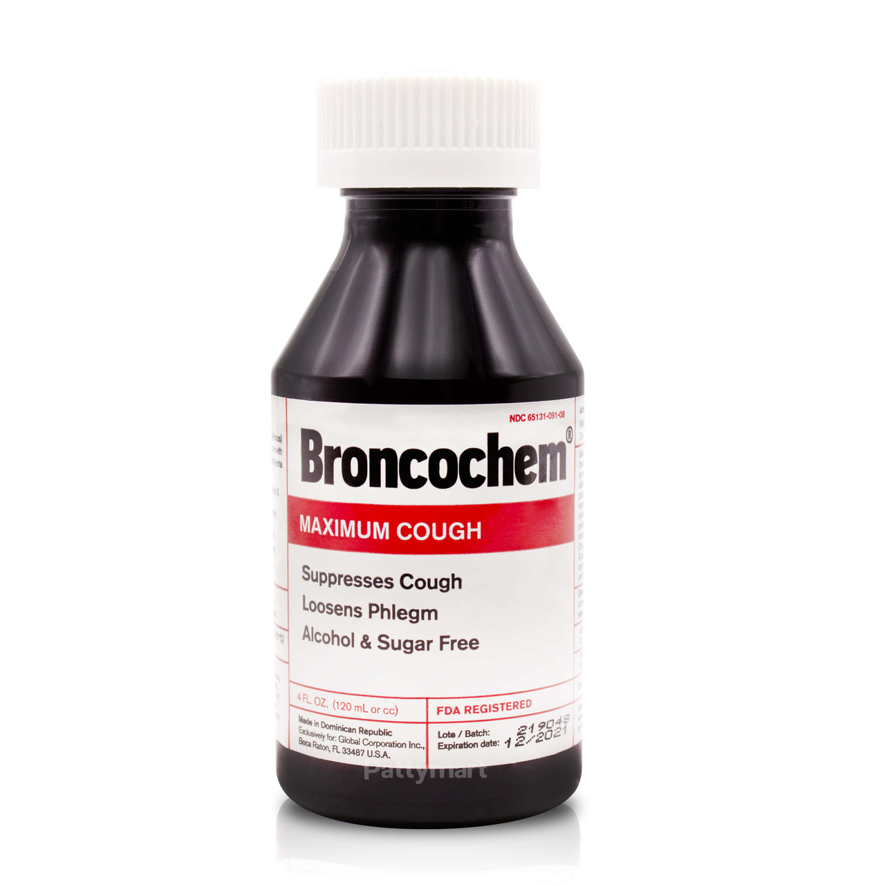 Broncochem- Cough Syrup x 4oz/ Jarabe para la tos x 120ml