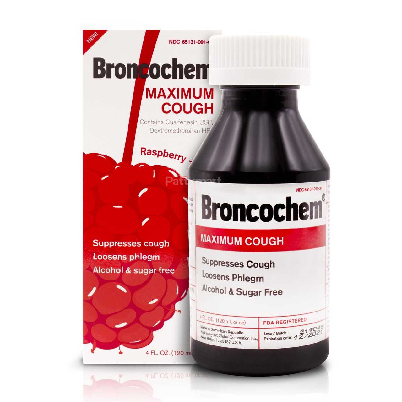 Broncochem- Cough Syrup x 4oz/ Jarabe para la tos x 120ml