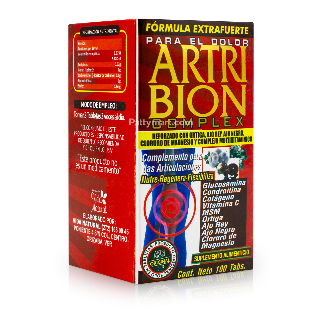 Artribion Complex Rojo 100 Tabs