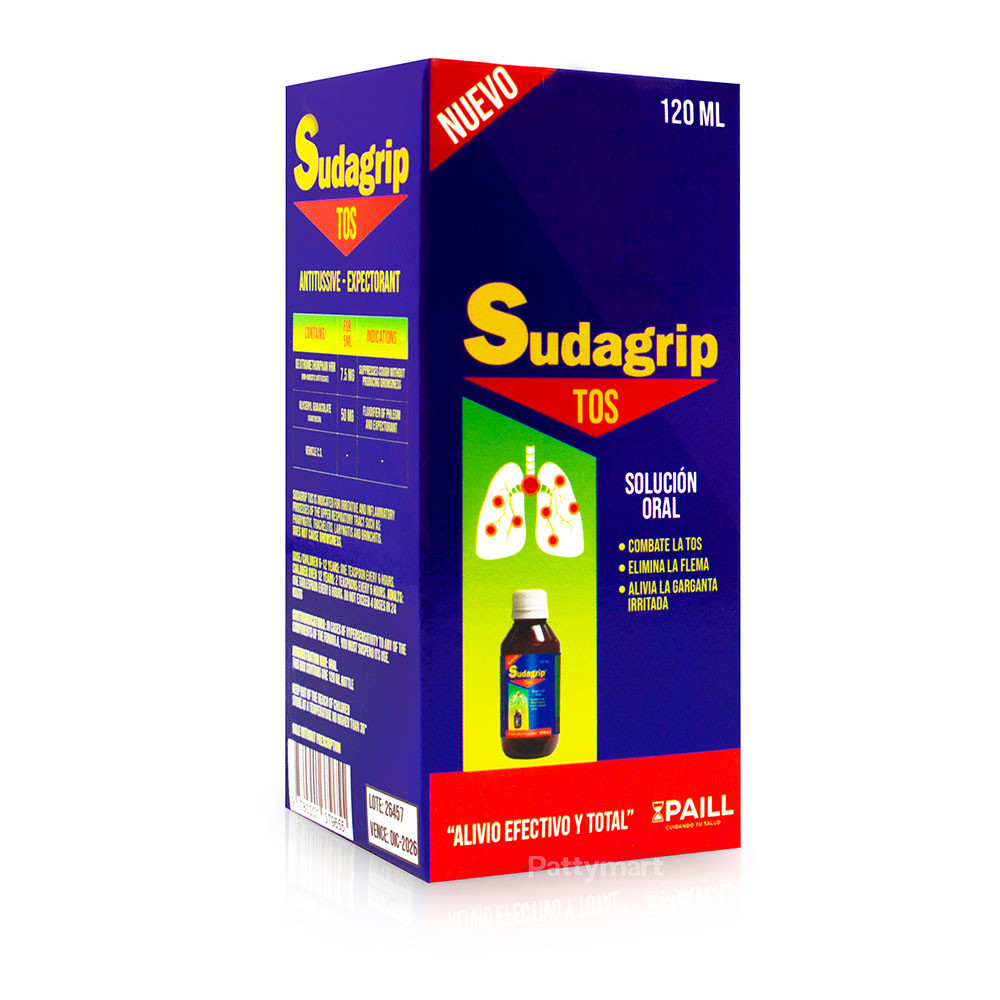 Virogrip- Cold & Cough Syrup/ Jarabe para la gripe y tos x 120 ml