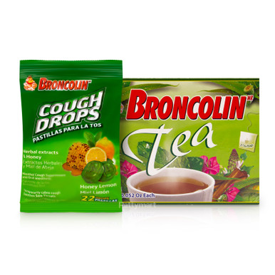 Set Broncolin Bag Miel y Limon + Broncolin Tea - 25 bags
