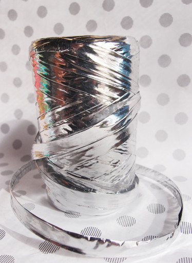 Metallic Silver Raffia - Packaging Decor