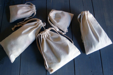 Plain Cotton Drawstring Bags, Natural Cotton Drawstring Bags, Wholesale ...