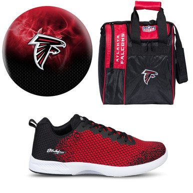 Atlanta Falcons Ball, Bag and Shoes Mens Package - BowlingBallDepot.com