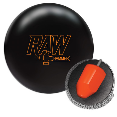 Hammer Raw Bowling Ball - Black Solid FREE SHIPPING - BowlingBallDepot.com