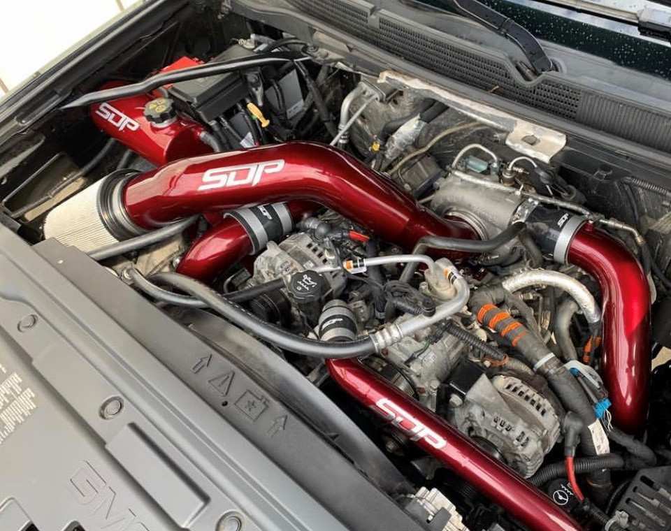 SDP Billet 3" Y-bridge kit with cold side and 4" intake