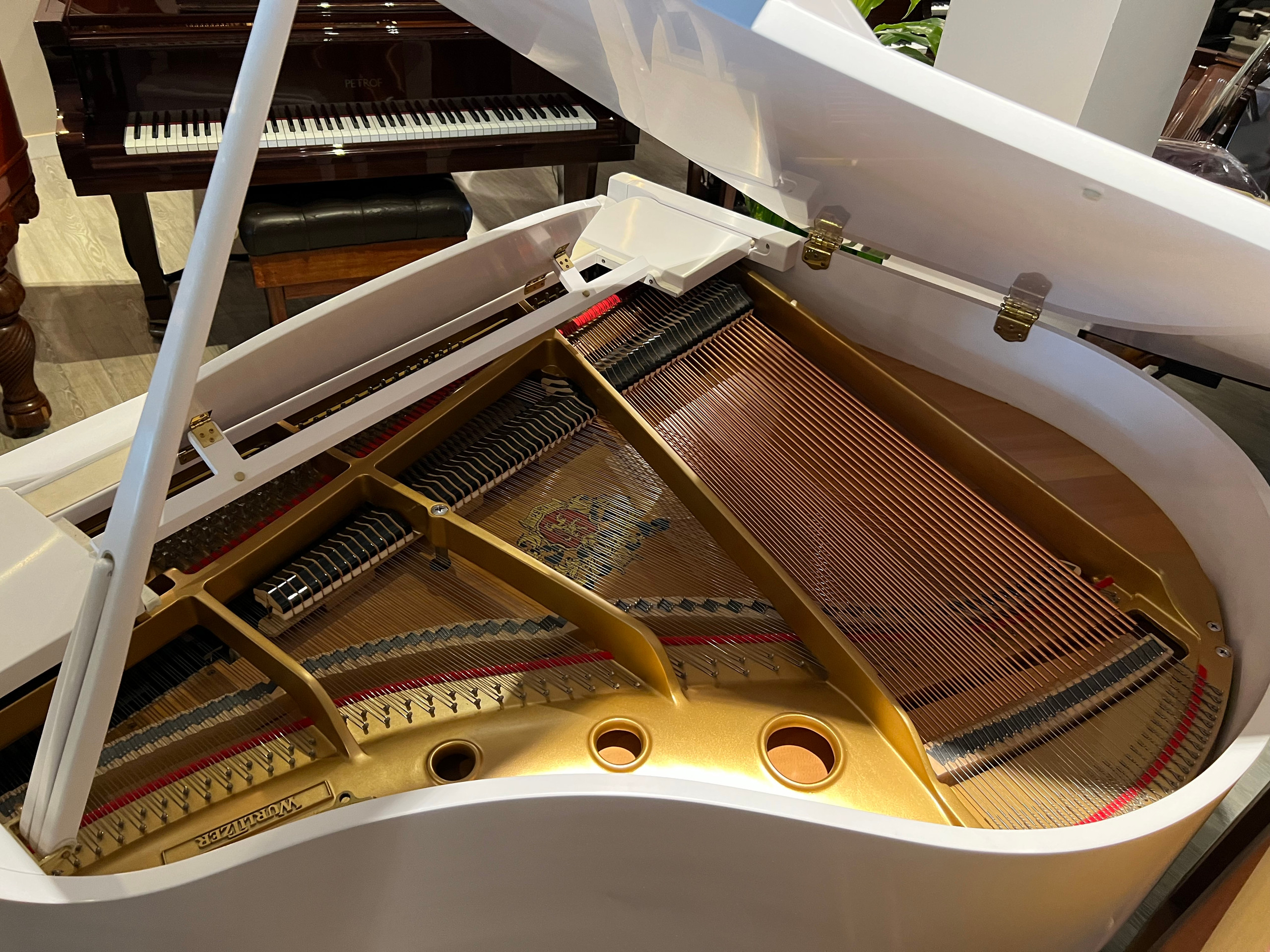 Wurlitzer C143 Petite Baby Grand Piano With Silent System - The ...