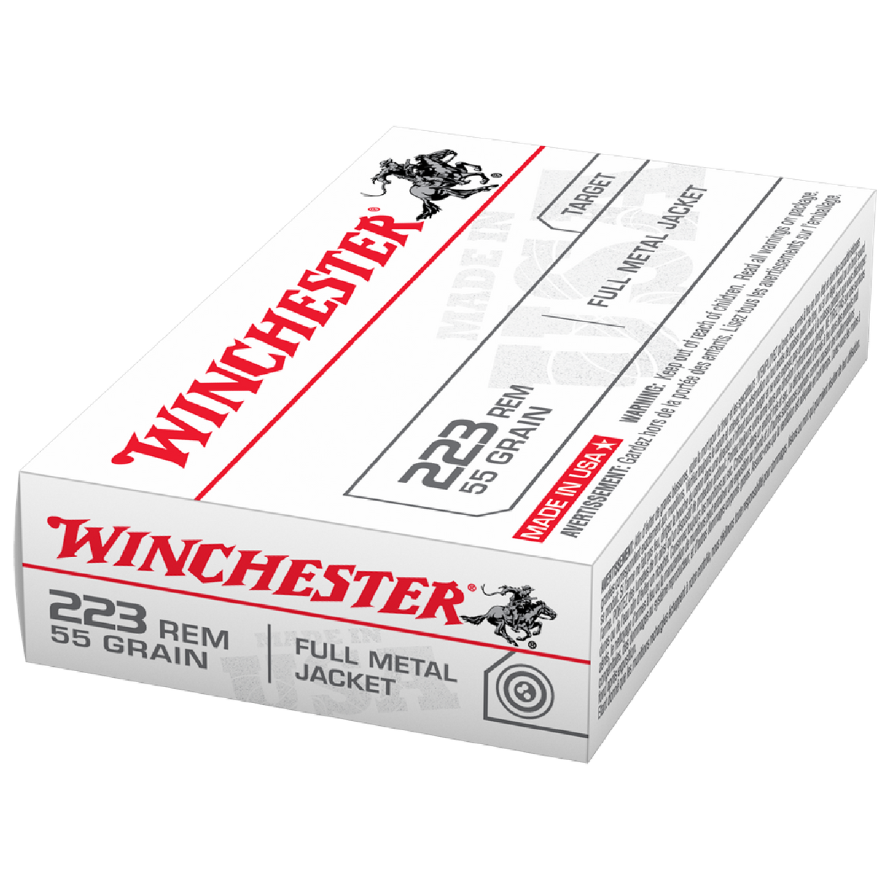 WINCHESTER USA .223 REM 55 GR FMJ VALUE PACK | 20 PACK | The Outpost - Arms and Munitions