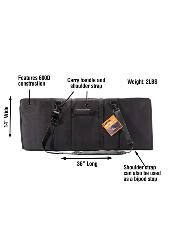 LYMAN TAC MAT LONG RANGE SHOOTING MAT | BLACK | The Outpost - Arms and ...