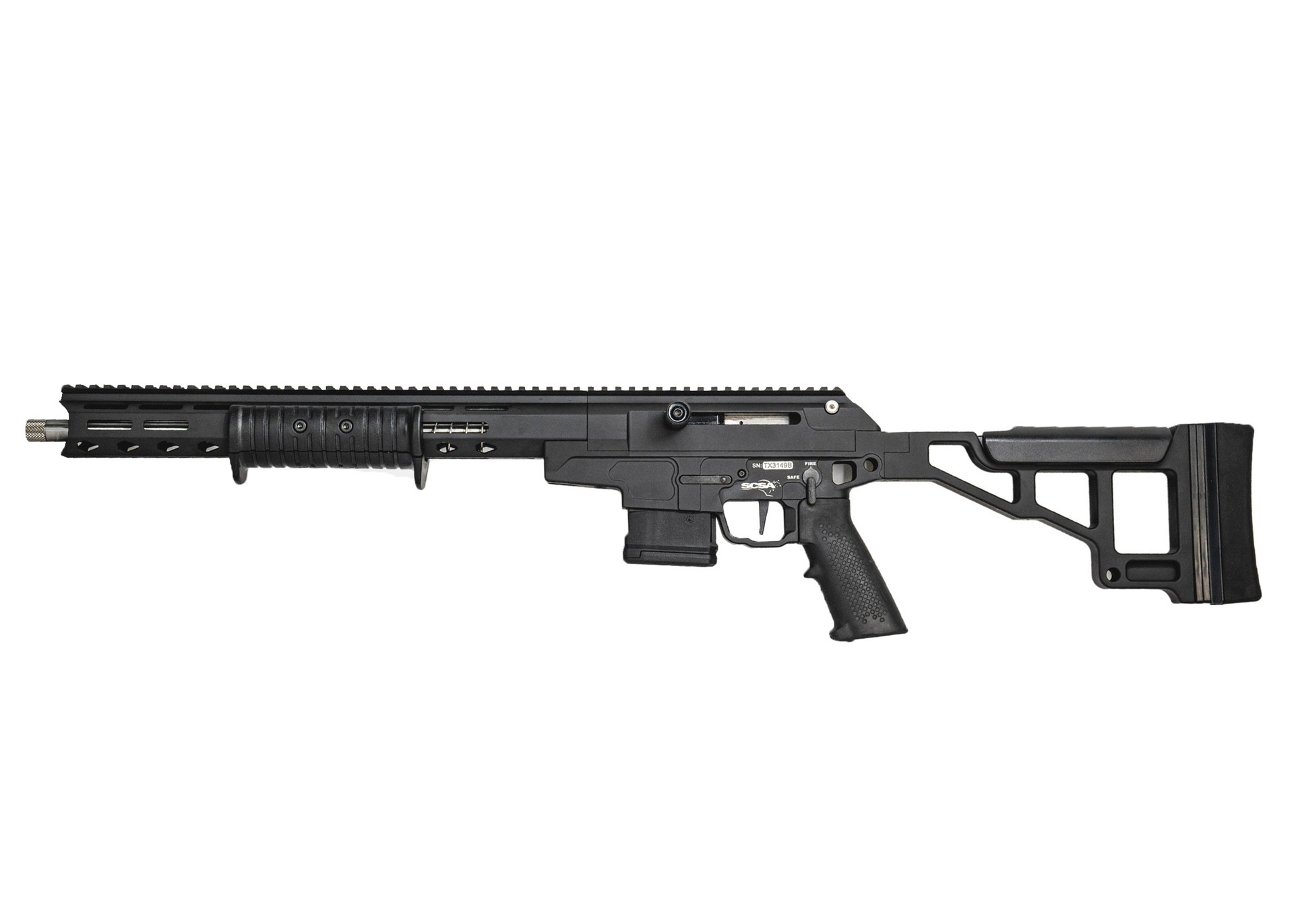 SCSA TAIPAN X ARMOR BLACK .223 PUMP ACTION RIFLE | THE OUTPOST ARMS ...
