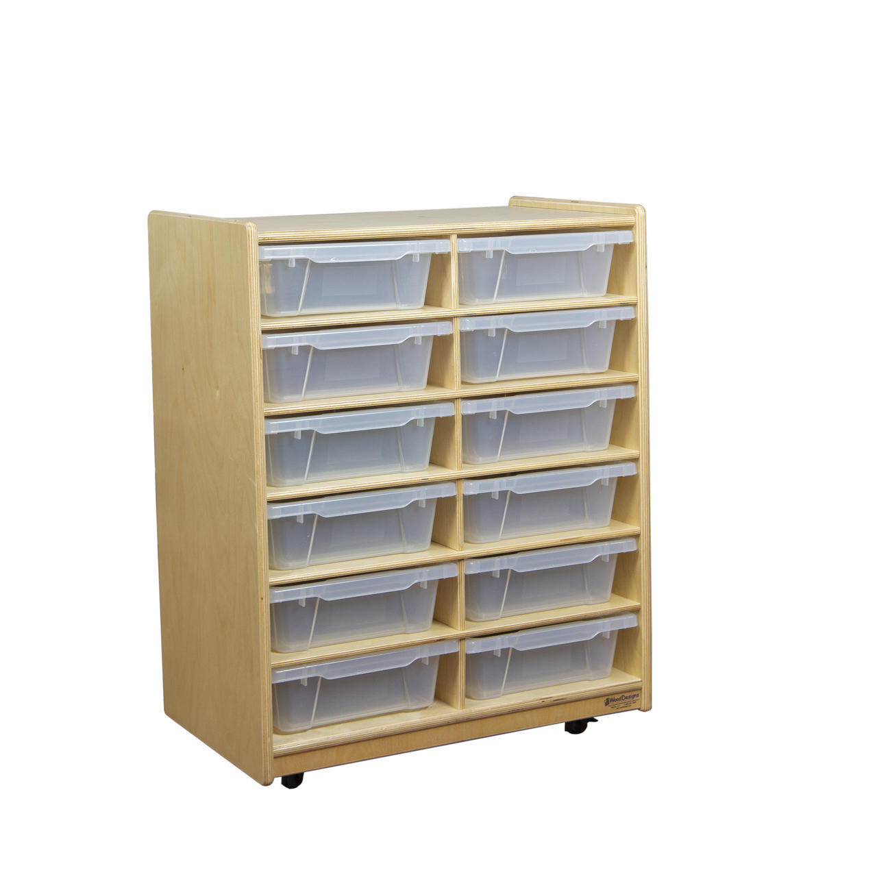 Wood Designs WD17261 Twelve 4 Inch Letter Tray Storage Unit with ...