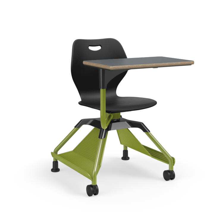 KI L2WTP/SAR Intellect Wave Chair with Worksurface l Affordable Stack ...