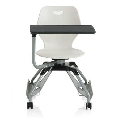KI L2WTP/SAR Intellect Wave Chair with Worksurface l Affordable Stack ...