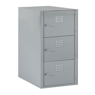 Forum Locker Base with Three Horizontal Lockers - Diversified LB-6A3 ...