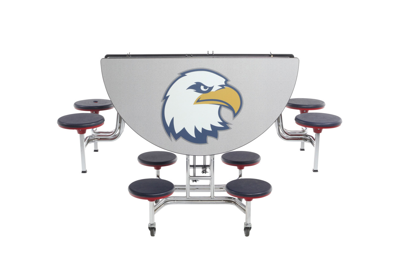 Amtab Round Mobile Stool Cafeteria Table Affordable Amtab Products