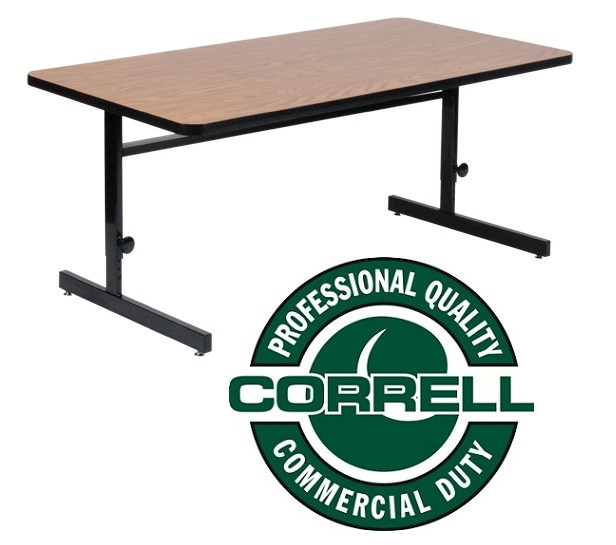 Adjustable Height High Pressure Laminate Workstation and Student Desk ...
