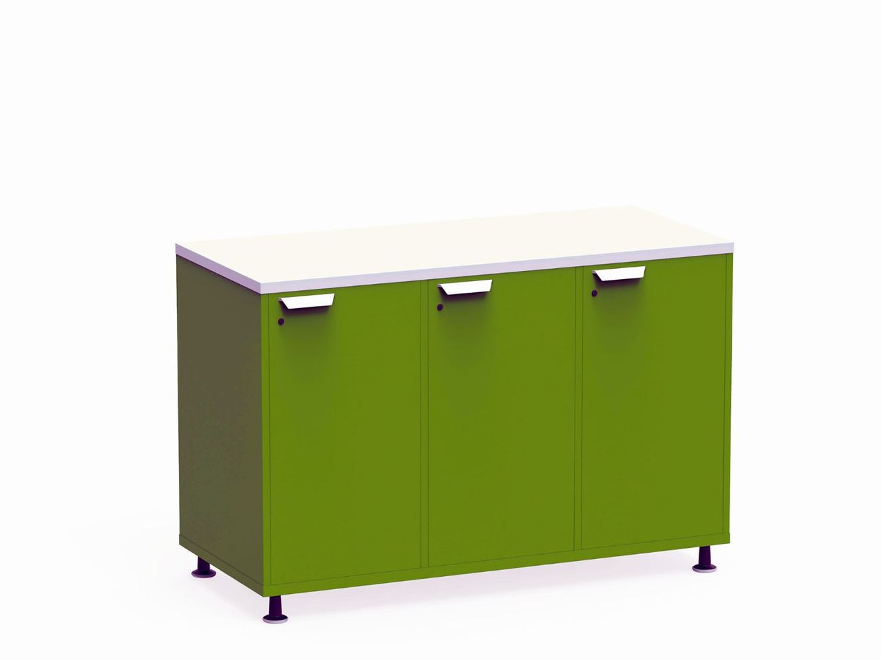 KI Ruckus RKC542436DR Dual Sided Cubbie Unit With Eighteen Cubbies and ...